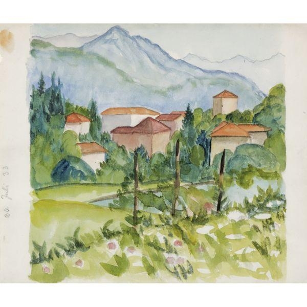 Hermann Hesse | Landscape in Ticino (1933) | MutualArt