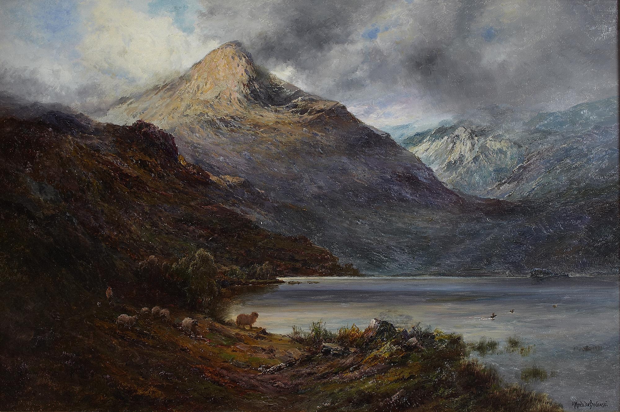 Alfred de Breanski, Sr. | The Na-garr Valley, Scotland | MutualArt