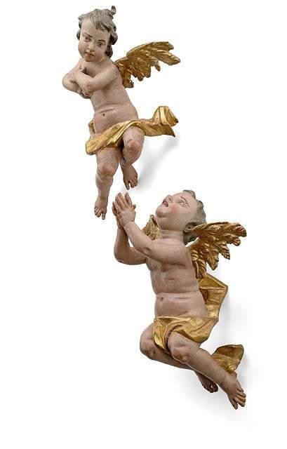 Austrian School, 18th Century | A pair of rococo-putti (18th Century ...