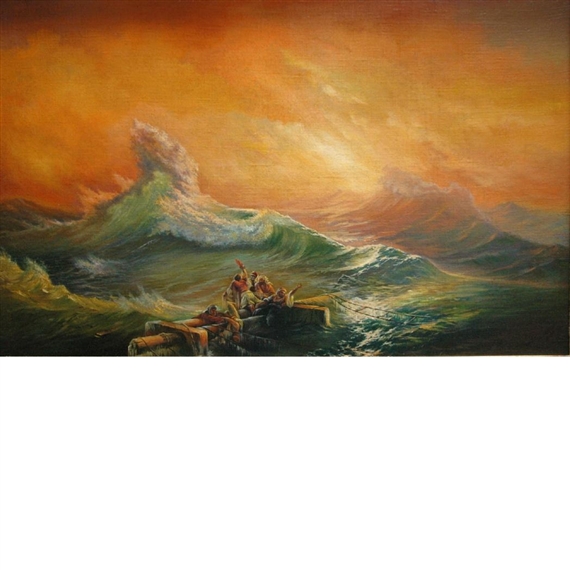 Ivan Aivazovsky | The Ninth Wave (1874) | MutualArt