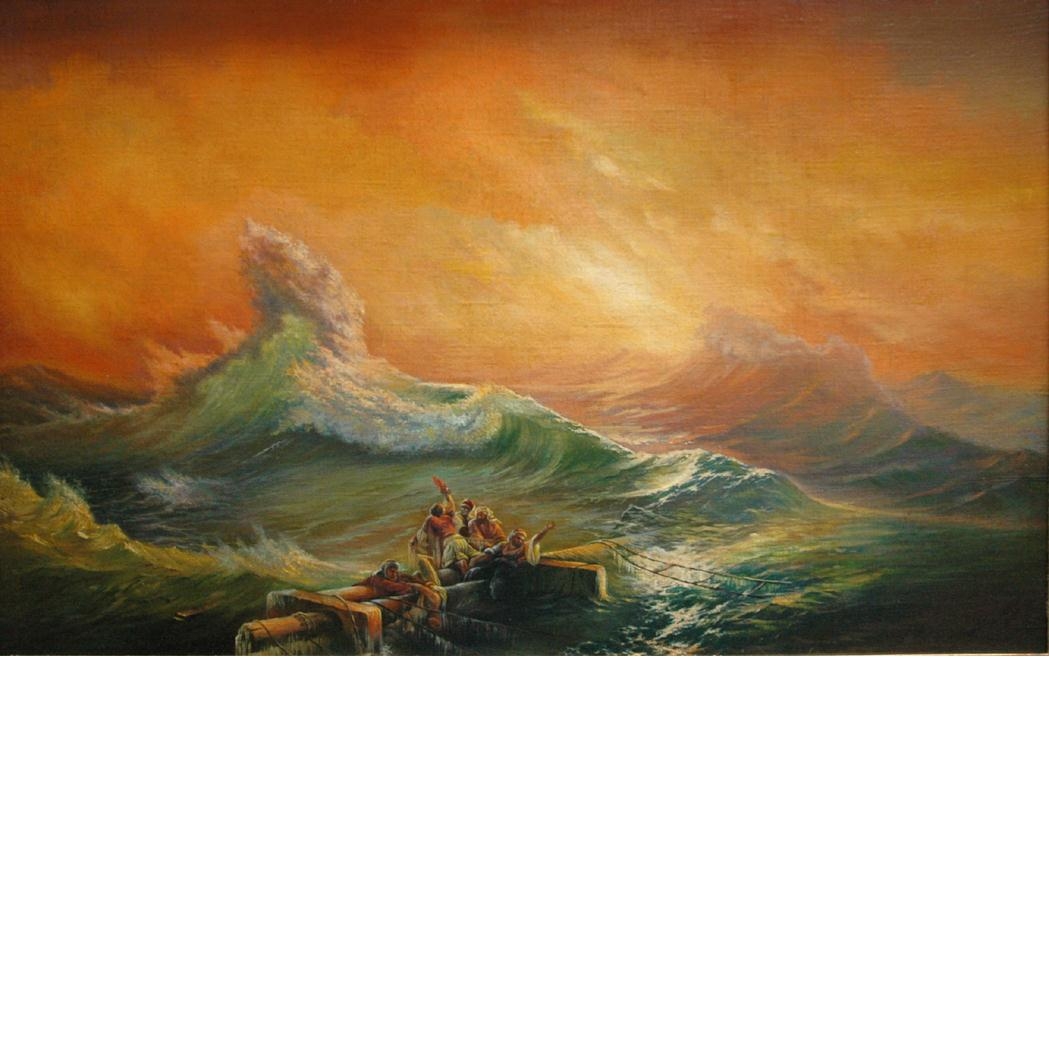 Ivan Aivazovsky | The Ninth Wave (1874) | MutualArt