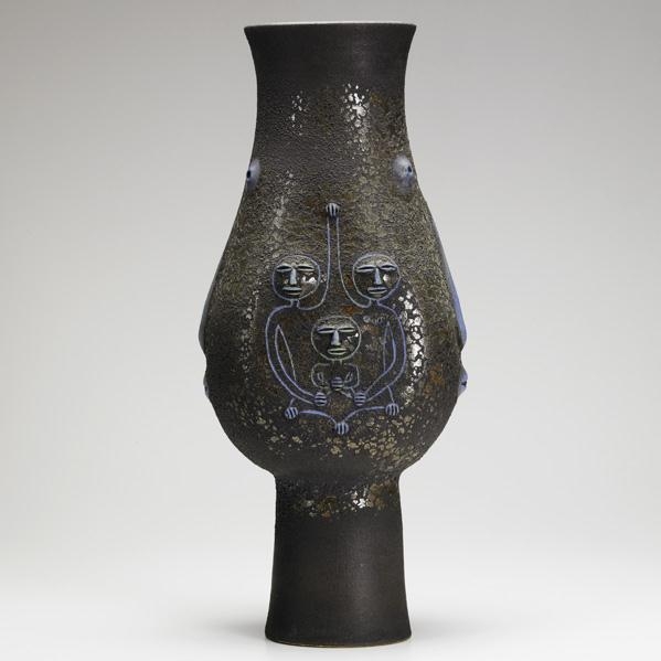 Edwin & Mary Scheier | vessel with families (1966) | MutualArt