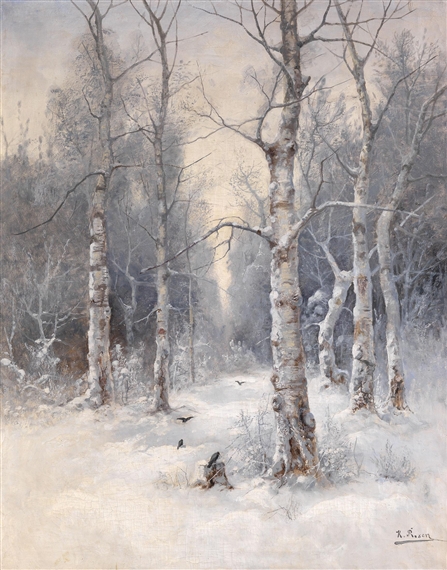 Karl Rosen | Winter Landscape | MutualArt