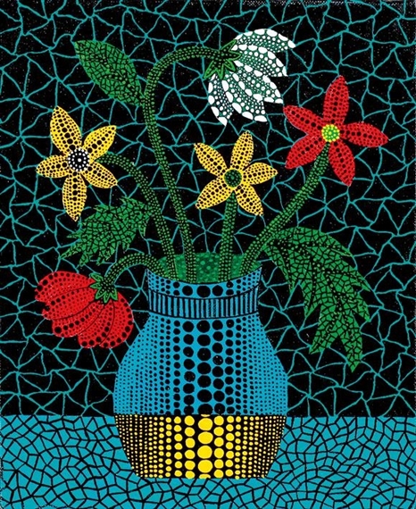 Yayoi Kusama | Flowers and Vase | MutualArt