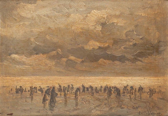 Emile Louis Vernier | La plage | MutualArt