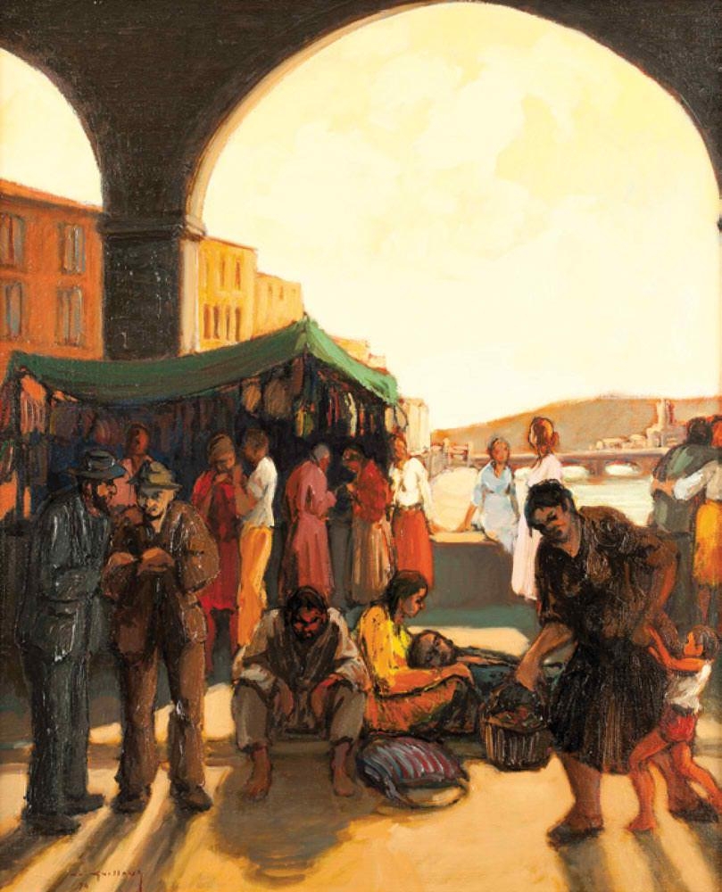 Charles Guillaud | Ponte Vecchio (1974) | MutualArt