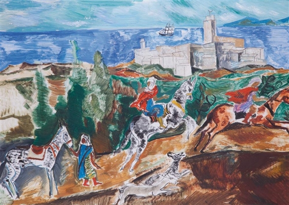 Valentine Prax | Vue du port d'Alger | MutualArt