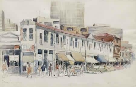 Abe Berry | Diagonal Street | MutualArt