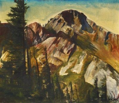 Willy Jaeckel | Mountain landscape | MutualArt