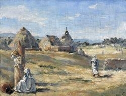 Frank Buchser | Moroccan Douar (1880) | MutualArt