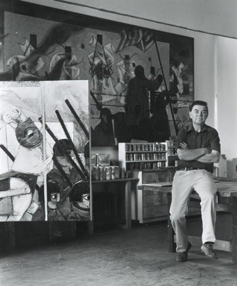 Richard Beck | Portrait of Len French (1979) | MutualArt