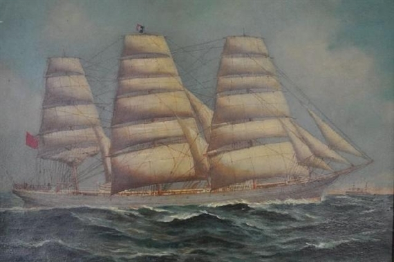 Haughton Forrest | The Three Mastered Ship Latimer | MutualArt