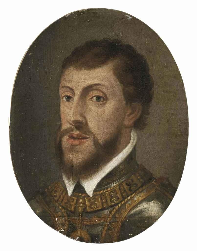 Italian School, 17th Century | Portrait of the Emperor Charles V, bust ...