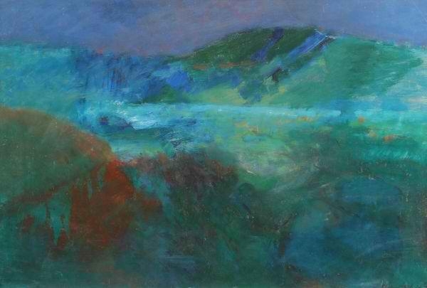 Clifford Fishwick | Night estuary (1973) | MutualArt