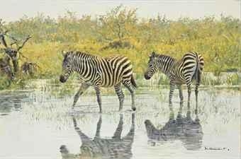 Donald Grant | Elephants | MutualArt