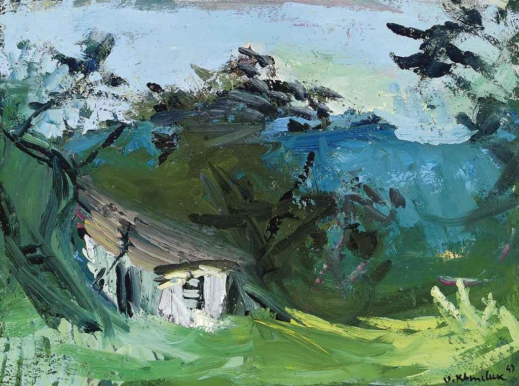 Vassyl Khmeluk | St Paul de Vence (1947) | MutualArt