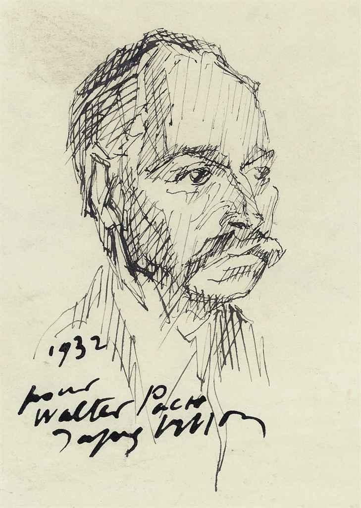 Jacques Villon | Portrait de Walter Pach (1932) | MutualArt