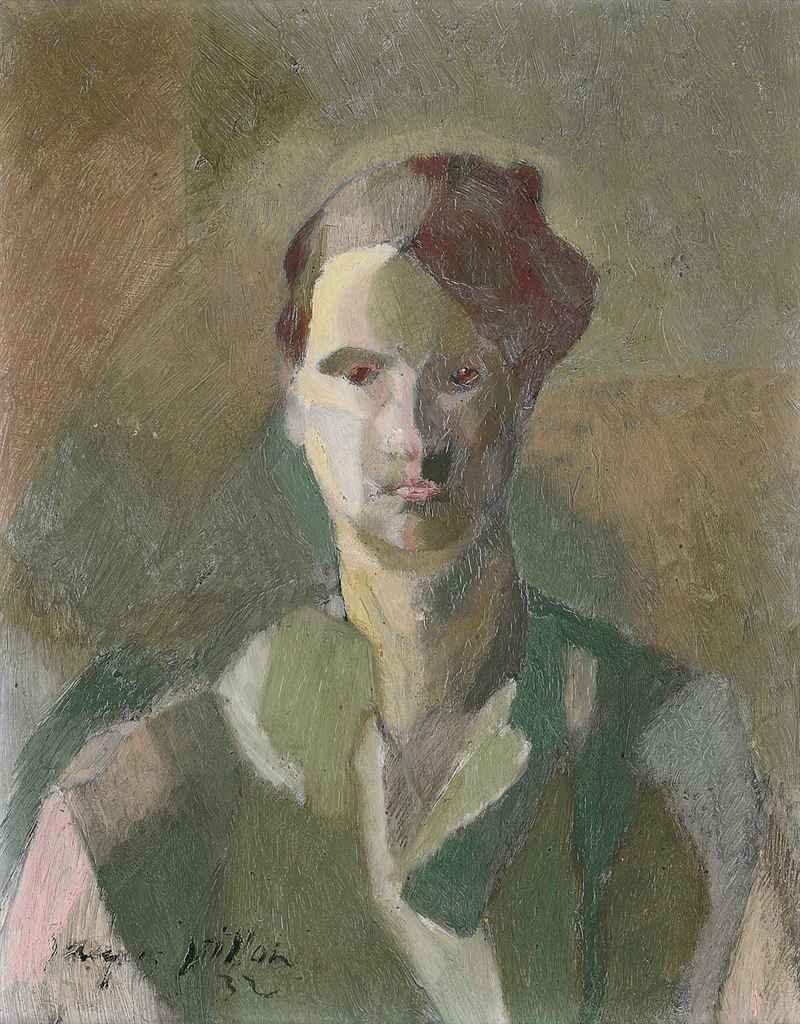 Jacques Villon | Portrait de Magda Pach (1932) | MutualArt