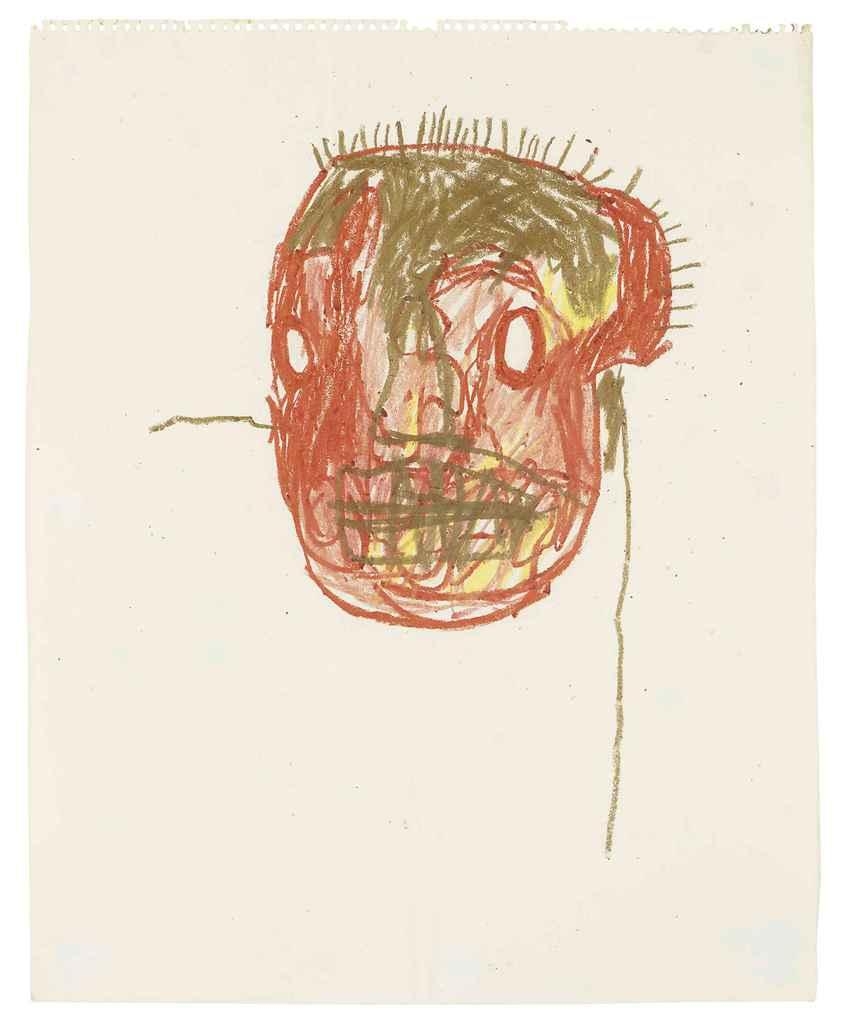 Jean-Michel Basquiat | Untitled (Mother/Father) (1981) | MutualArt