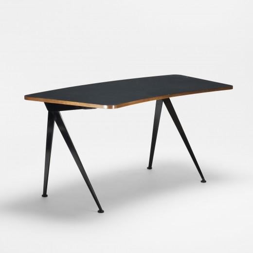 Jean Prouvé | Curved Compass desk (1953) | MutualArt