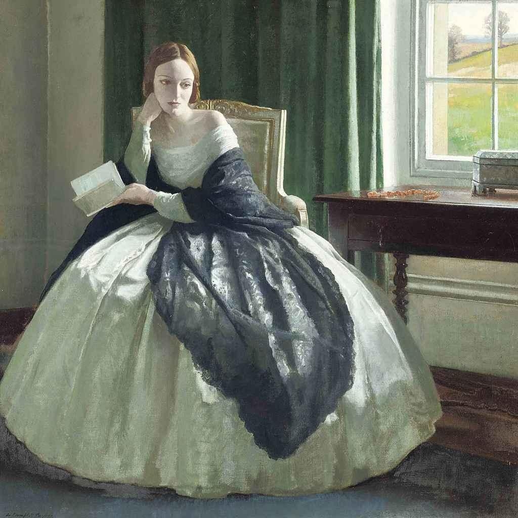 Leonard Campbell Taylor | Portrait of Miss Joy Lyon | MutualArt