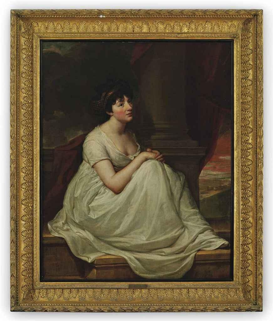 Hugh Douglas Hamilton | Portrait of Jane Winder, wife of William ...