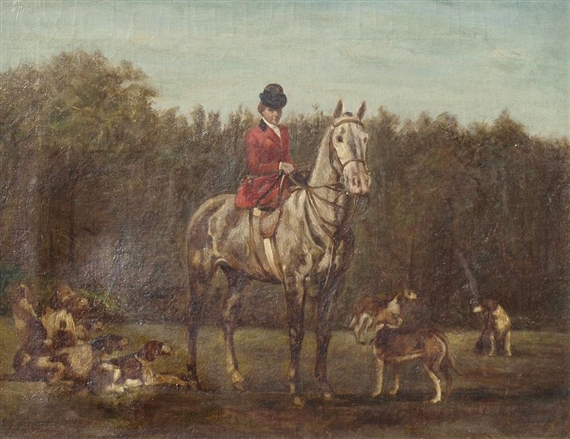 Eugenio Buono | Female fox hunt rider | MutualArt