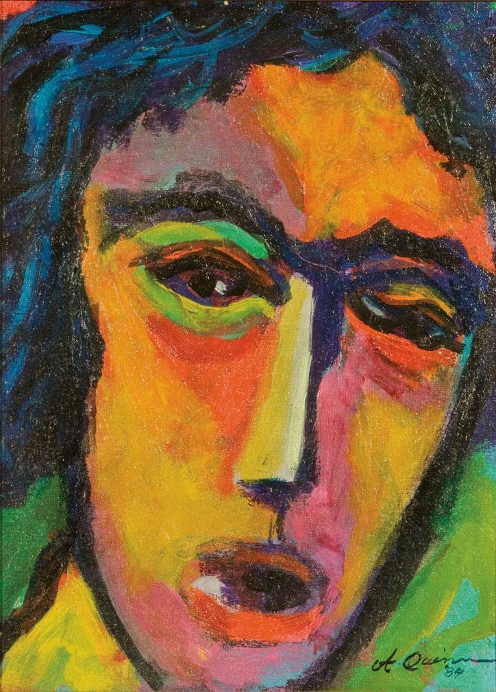 Anthony Quinn | Untitled (Face) (1984) | MutualArt