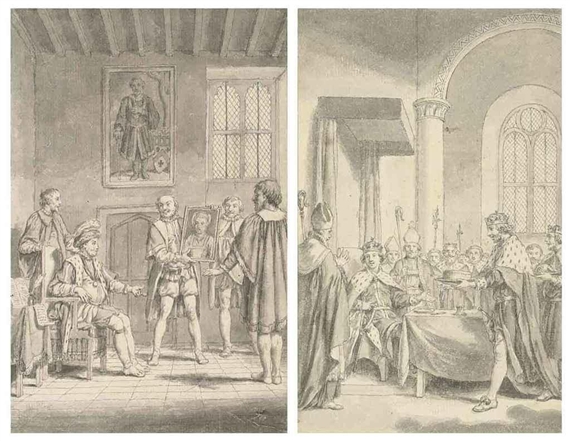 Samuel Wale | Twelve drawings illustrating scenes for publications of A ...