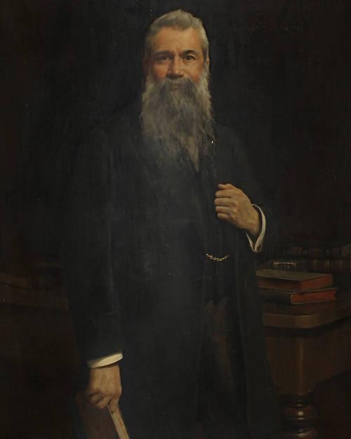 John Collier | Portrait of a gentleman in his library (1890) | MutualArt