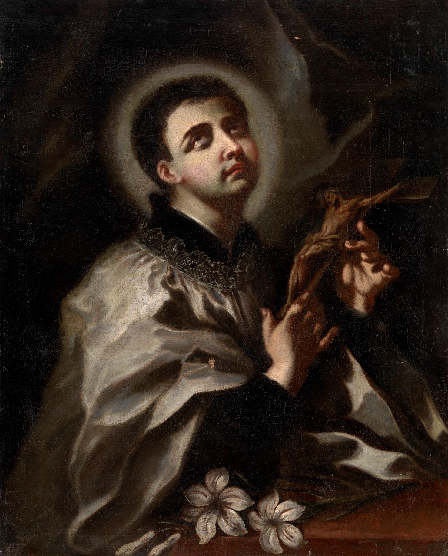Italian School, 17th Century | St Dominic with a Crucifix (Early 17th ...