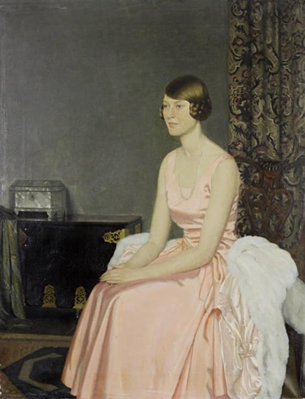 Leonard Campbell Taylor | Portrait of Miss Joy Lyon | MutualArt