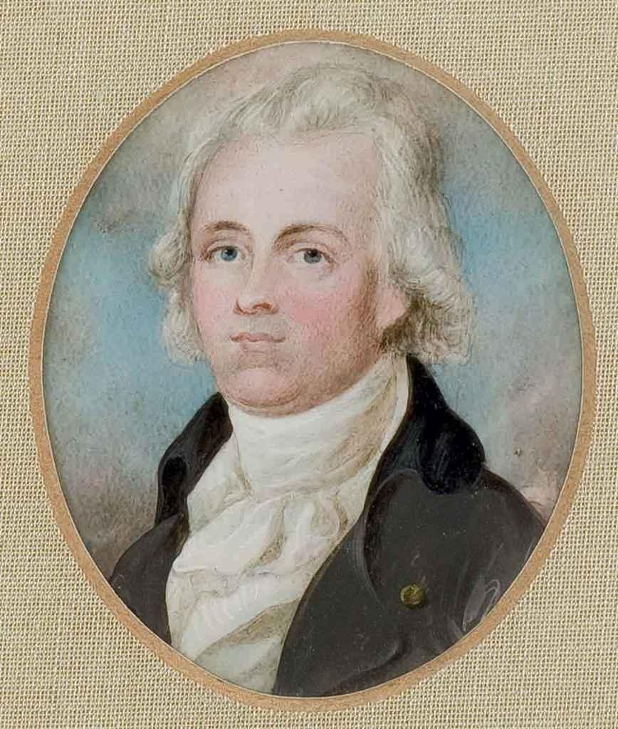 American School, 18th Century | Portrait présumé d'Isaac Blight vers ...