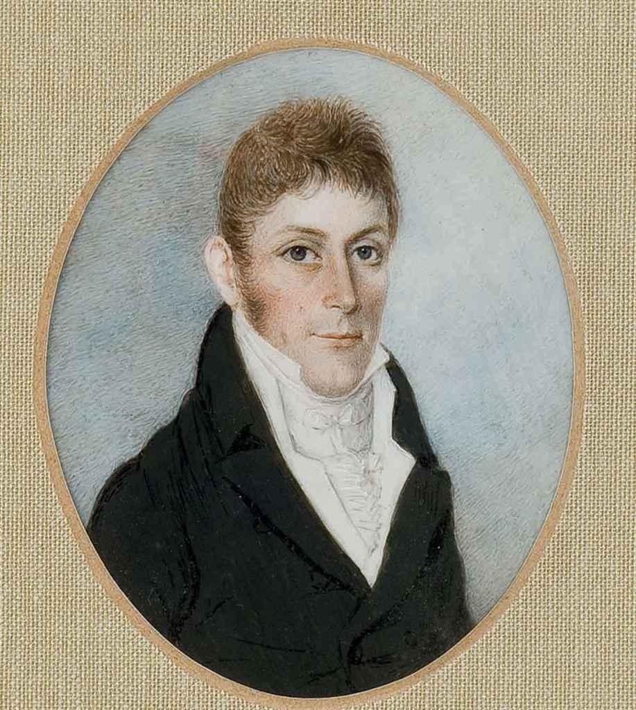 American School, 19th Century | Portrait présumé de Georges Blight ...