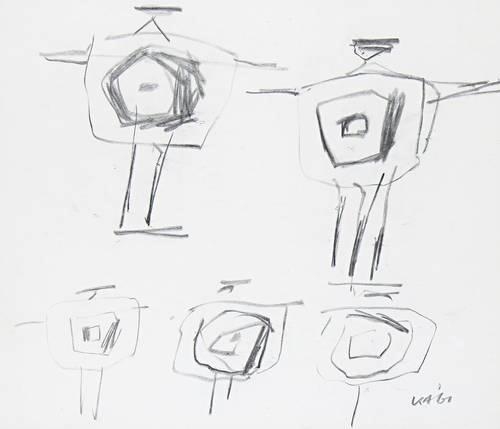 Kenneth Armitage | Drawing (untitled) | MutualArt