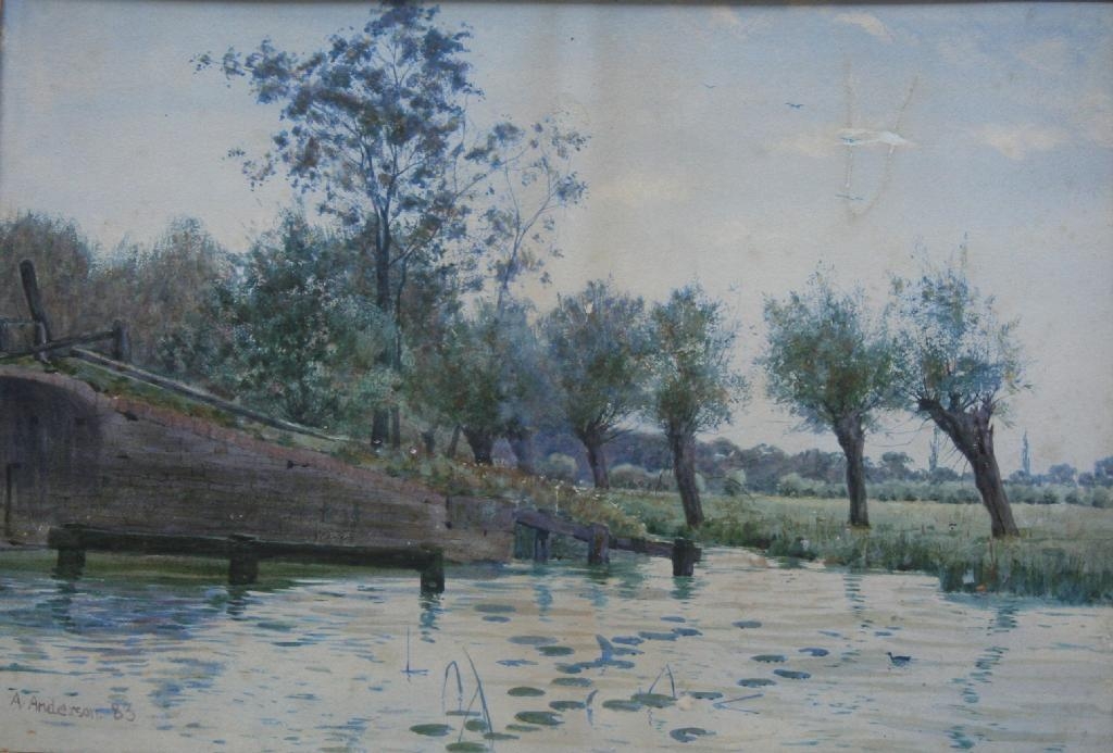 Arthur Anderson Fraser | THE LOCK (1883) | MutualArt