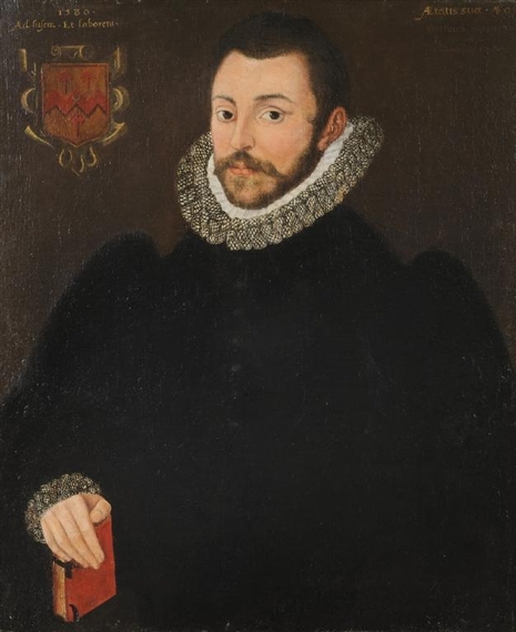 George Gower | PORTRAIT OF WILLIAM SANDYS OF CONISHEAD PRIORY | MutualArt