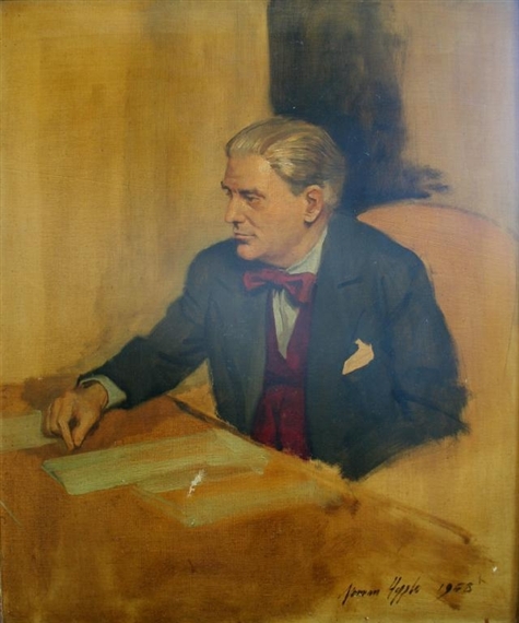 Norman Hepple | PORTRAIT OF LORD BOOTHBY (1958) | MutualArt