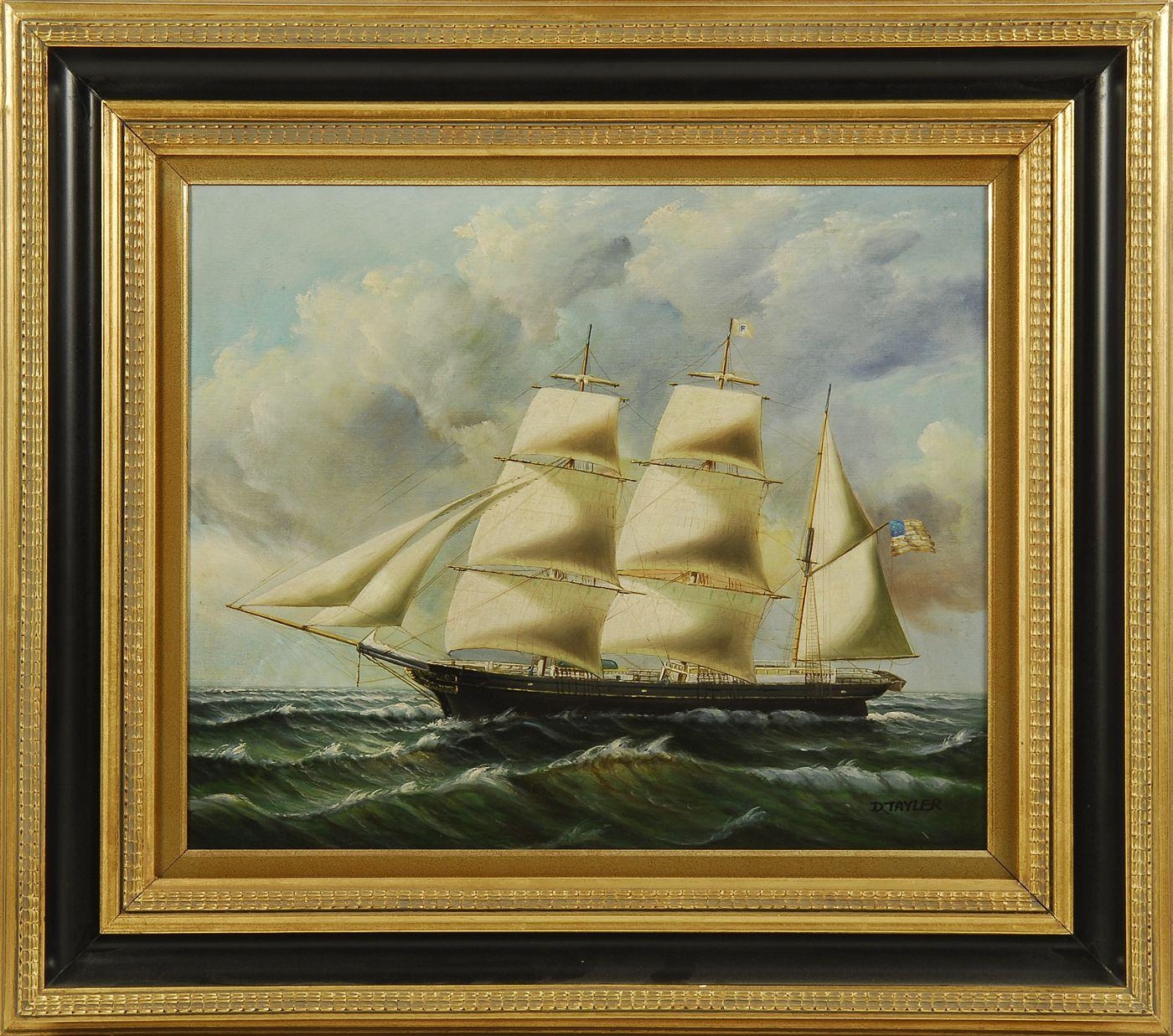 D. Taylor | Portrait of an American bark | MutualArt