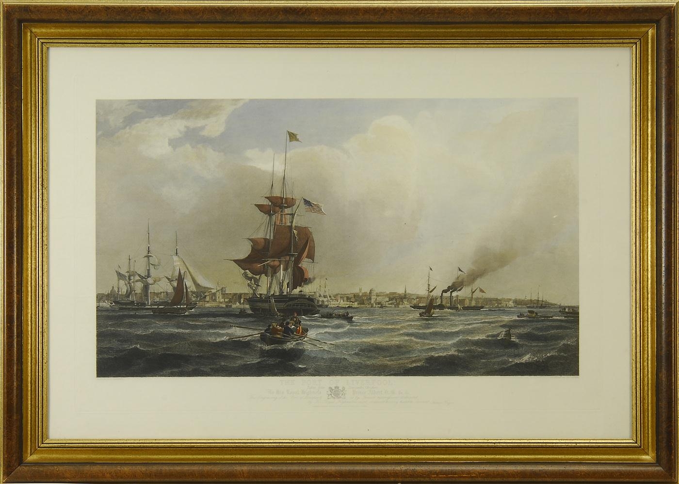 George Chambers | The Port of Liverpool Taken from Seacombe Cheshire ...