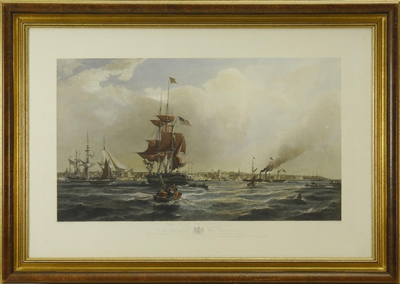 George Chambers | The Port of Liverpool Taken from Seacombe Cheshire ...