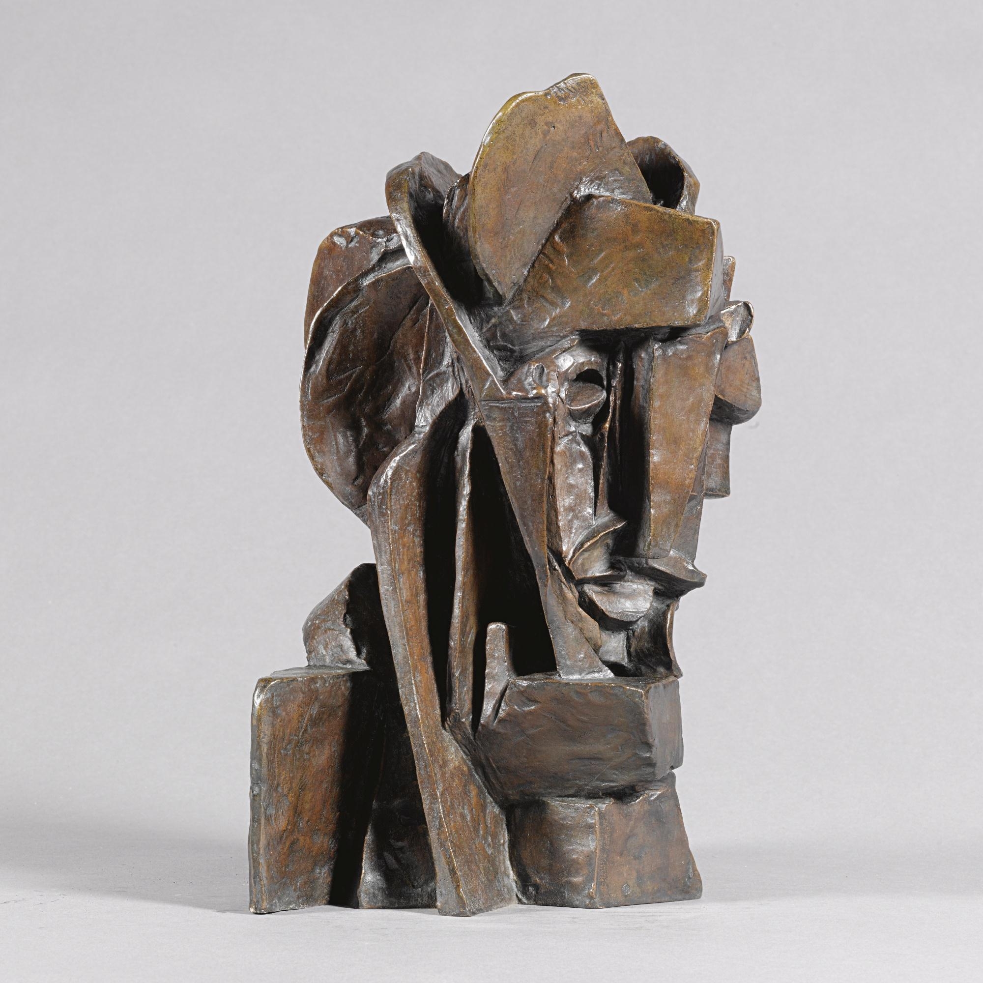 Emil Filla | Cubist Head (KUBISTICKÁ HLAVA) (1913) | MutualArt