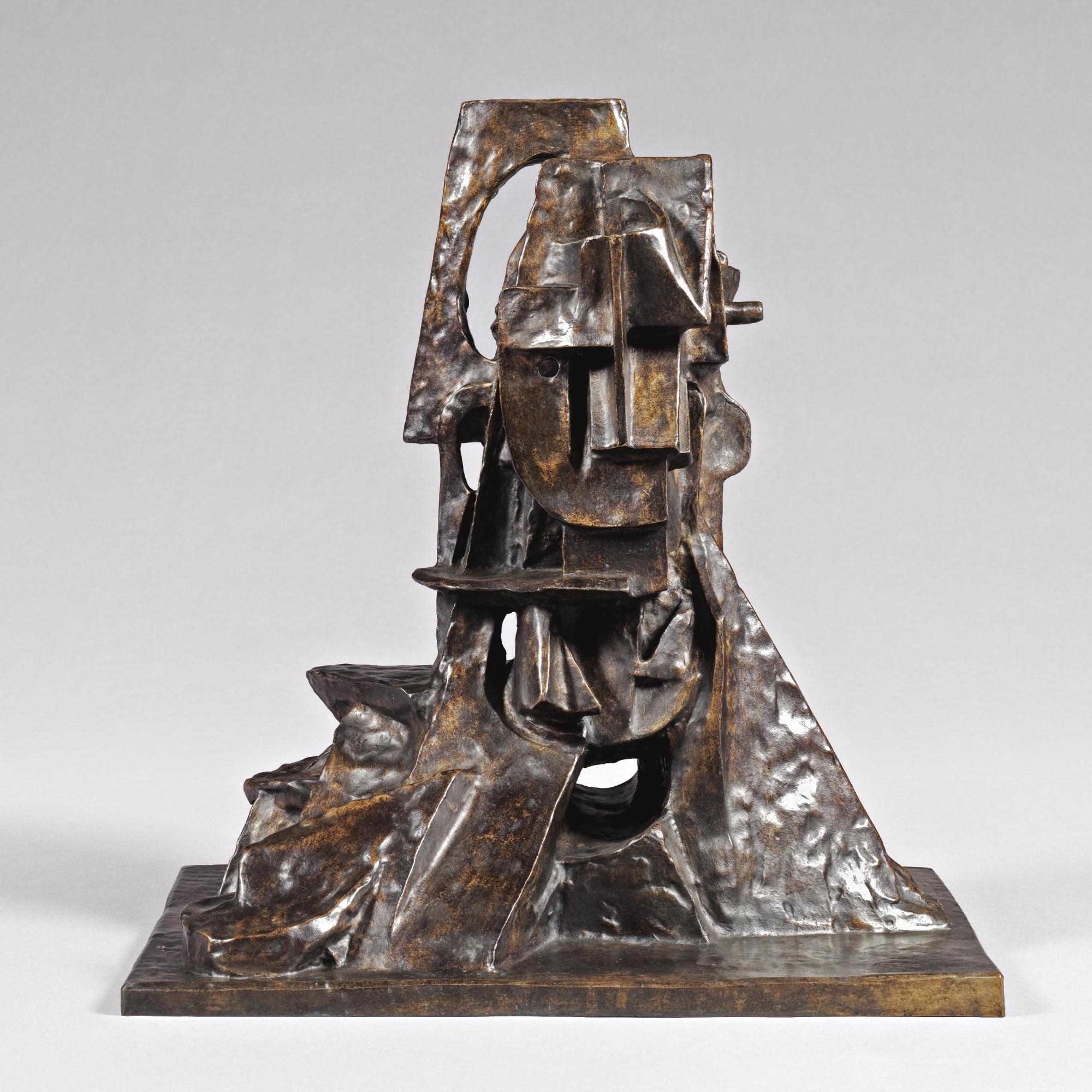 Otto Gutfreund | Cubist Bust (KUBISTICKÉ POPRSÍ) (1913) | MutualArt