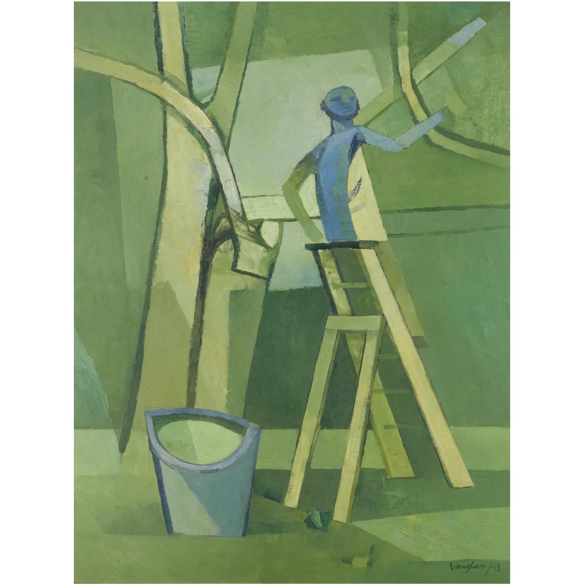 Keith Vaughan | Man Gathering Fruit (1948) | MutualArt