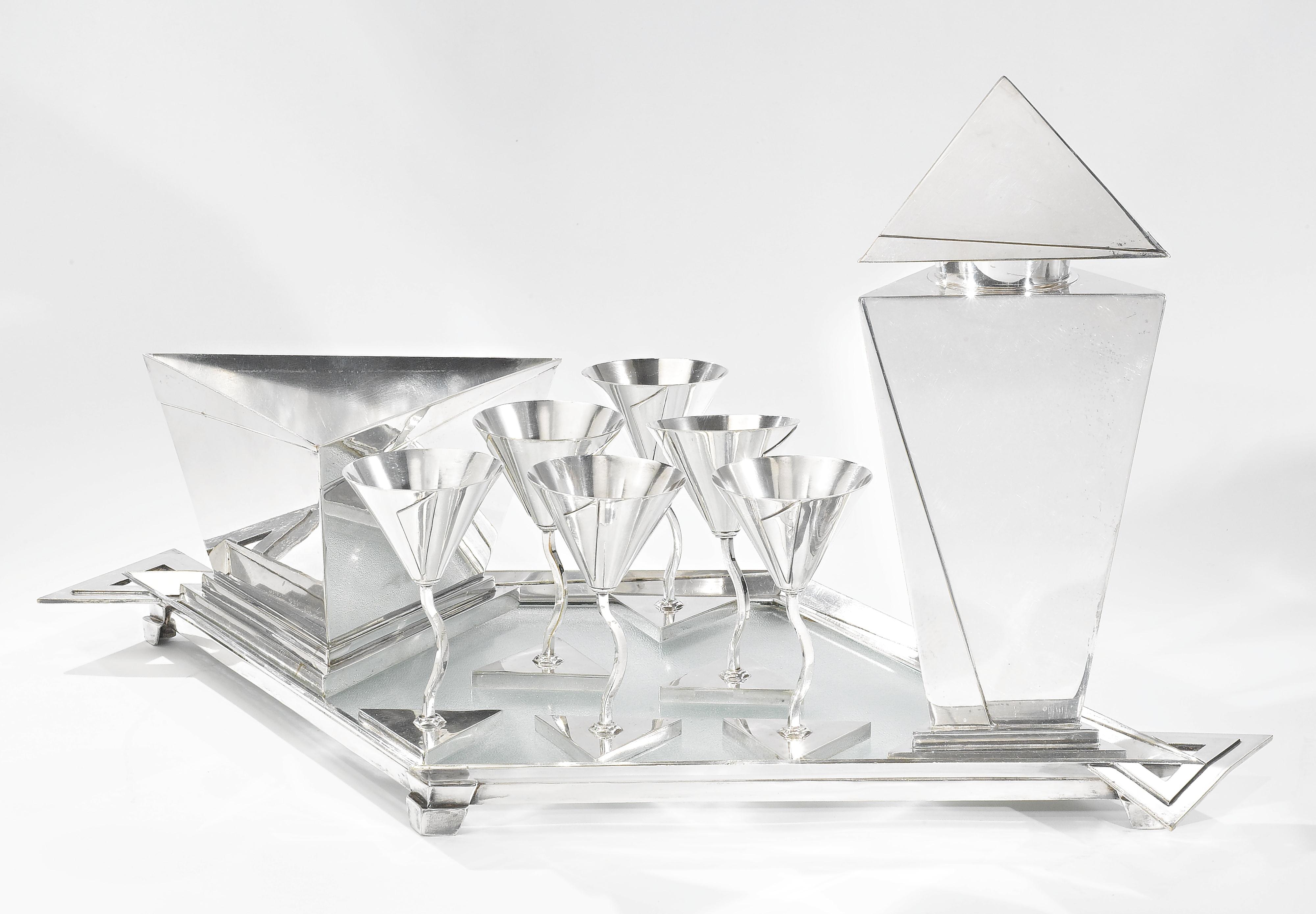 Elsa Tennhardt | A Rare Cocktail Set (Circa 1930) | MutualArt