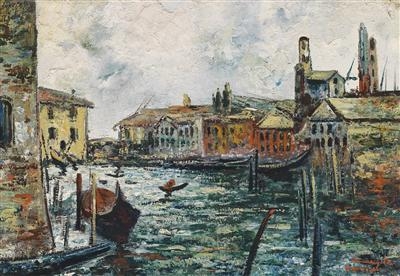 Rinaldo Agazzi | Venetian Canal | MutualArt