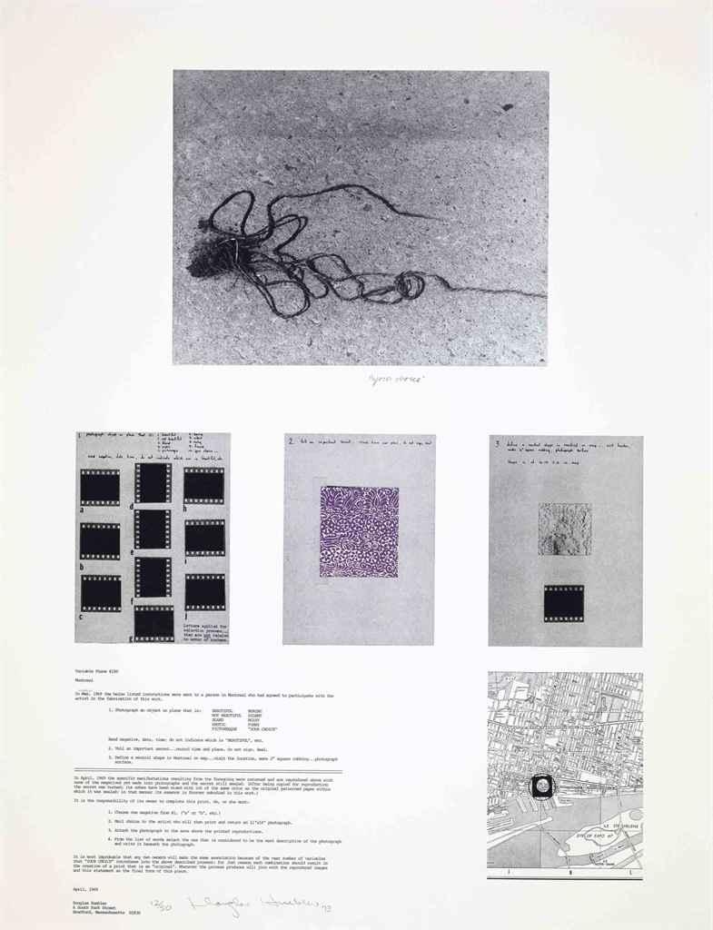 Douglas Huebler | Variable Piece #150 (1973) | MutualArt