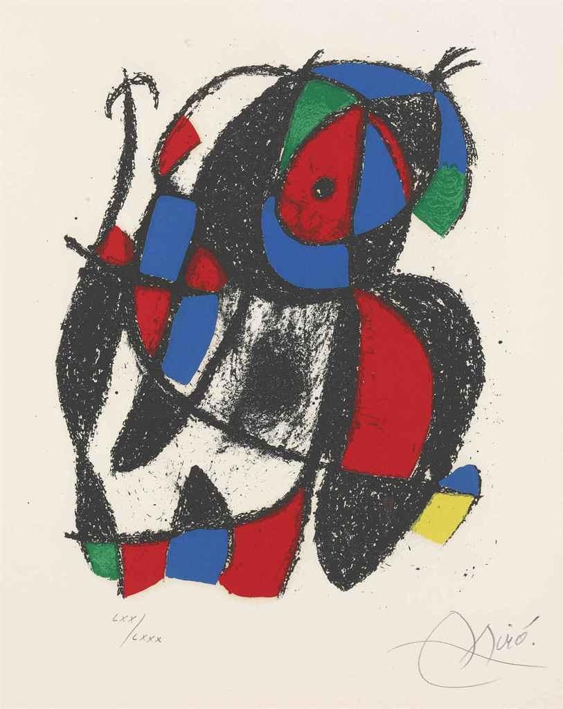 Joan Miró | Singing Fish from Miró Lithographe (1972) | MutualArt