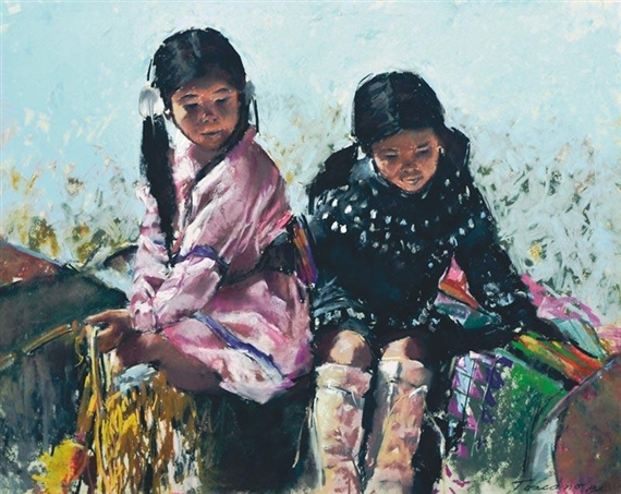 Dee Toscano | Sioux Children | MutualArt