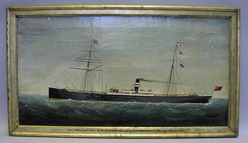 British School, 19th Century | The Harrison Line steamship Astronomer ...